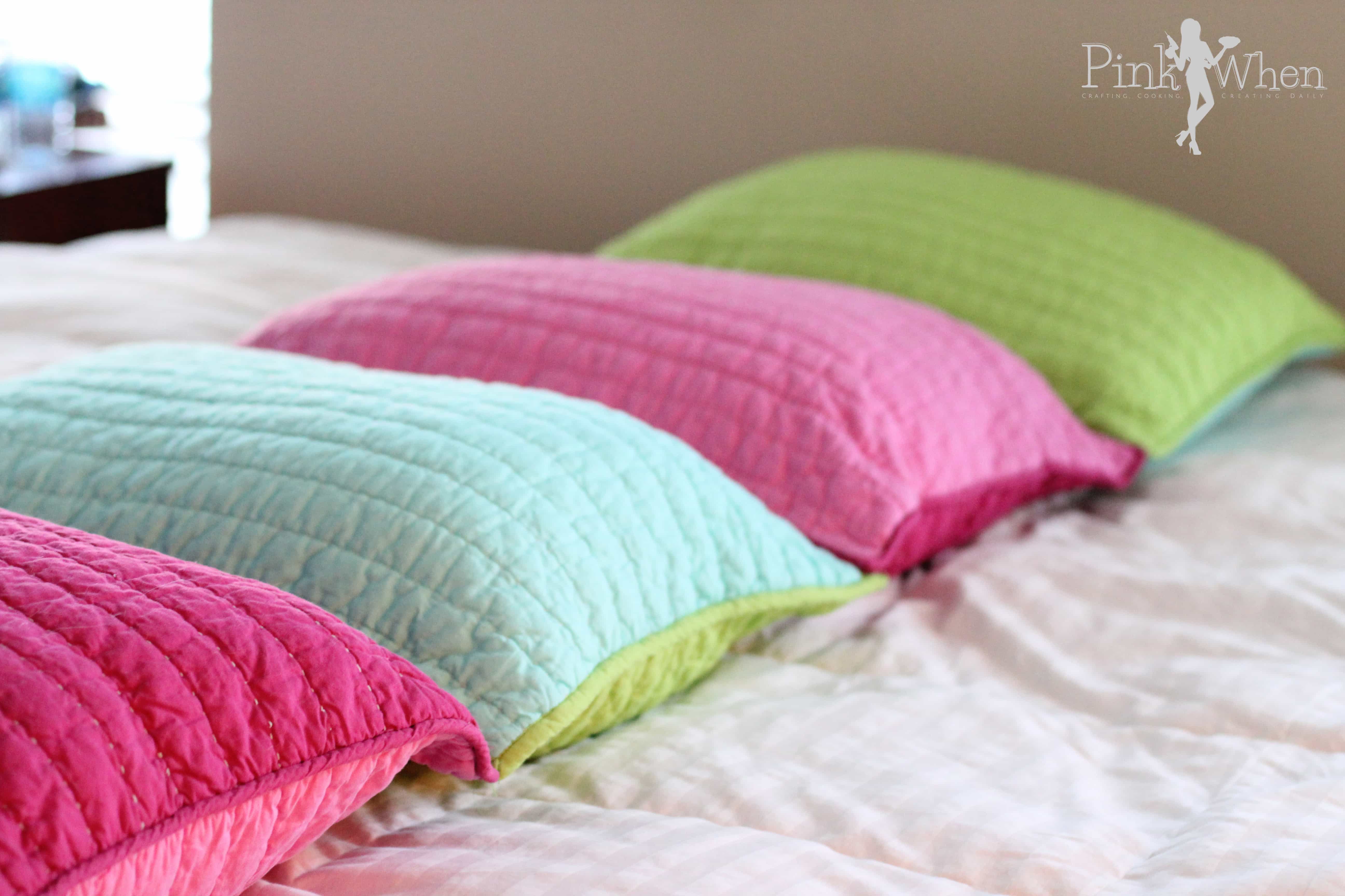 DIY Pillow Bed Tutorial PinkWhen