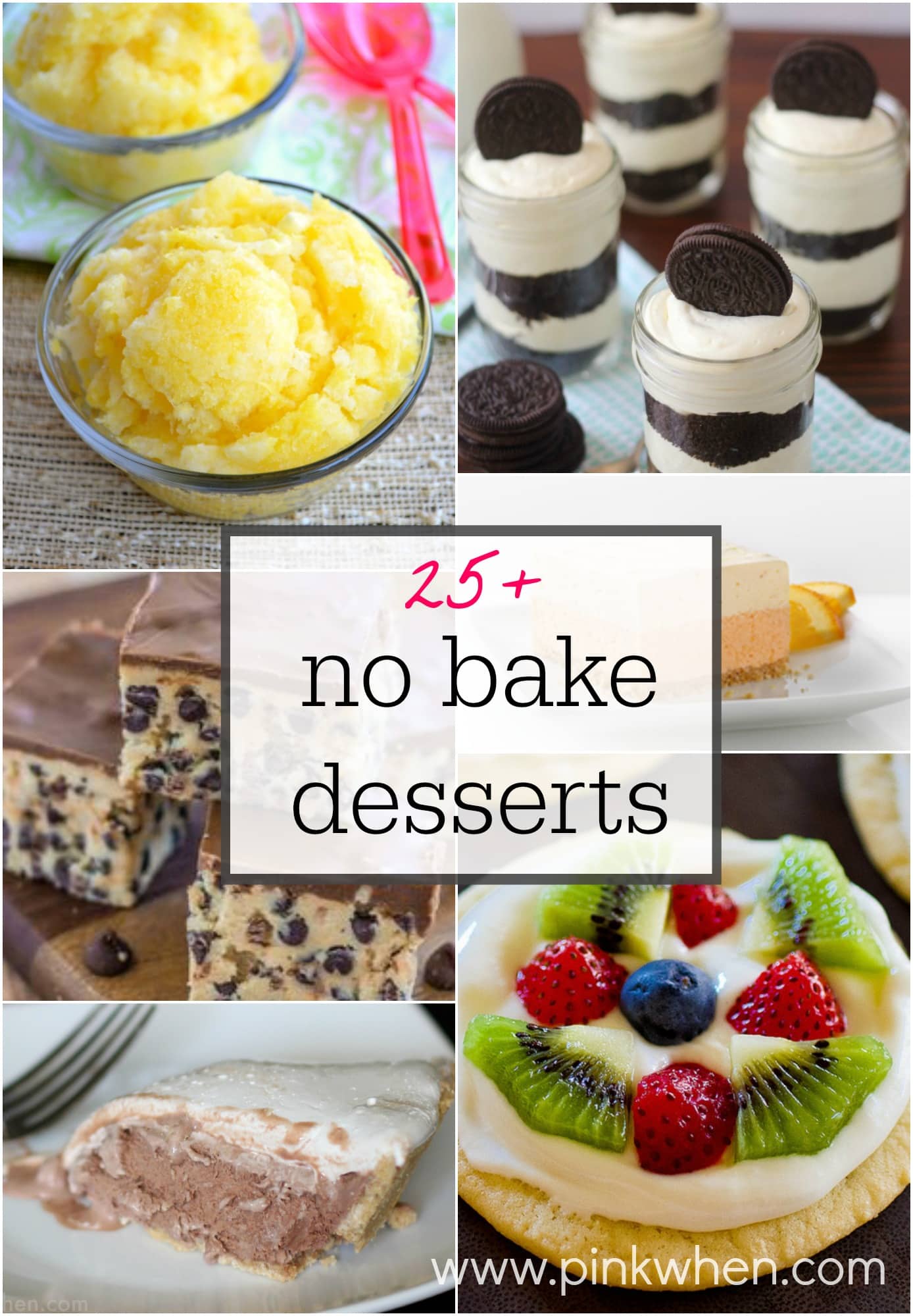 25 No Bake Dessert Ideas PinkWhen 25 No Bake Dessert Ideas PinkWhen