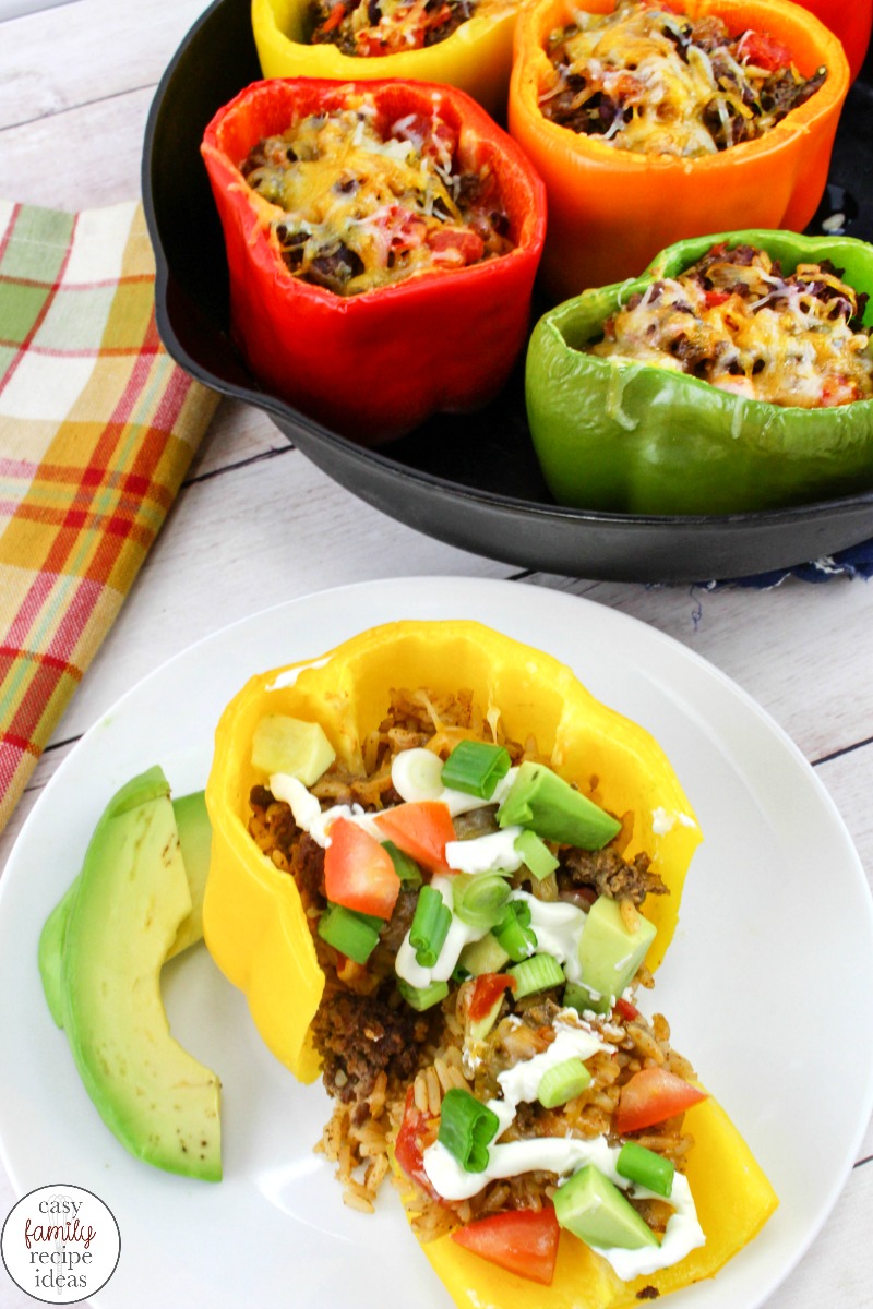 Taco Stuffed Peppers You Want to Eat Every Day - PinkWhen