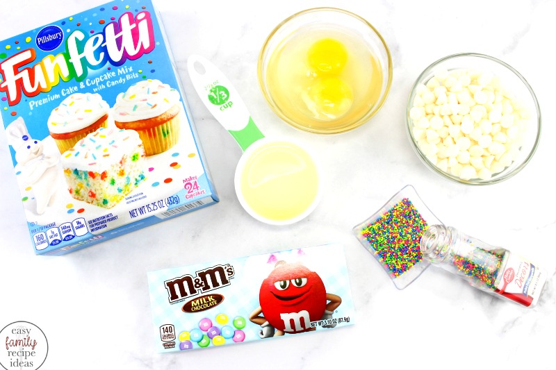 Funfetti Cake Cookies for Easter - PinkWhen