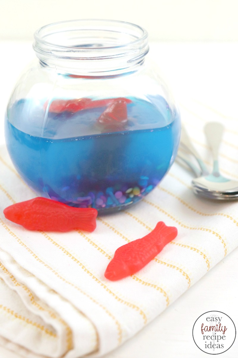 Jello Ocean - Easy Jello Ideas for Birthday Parties - PinkWhen