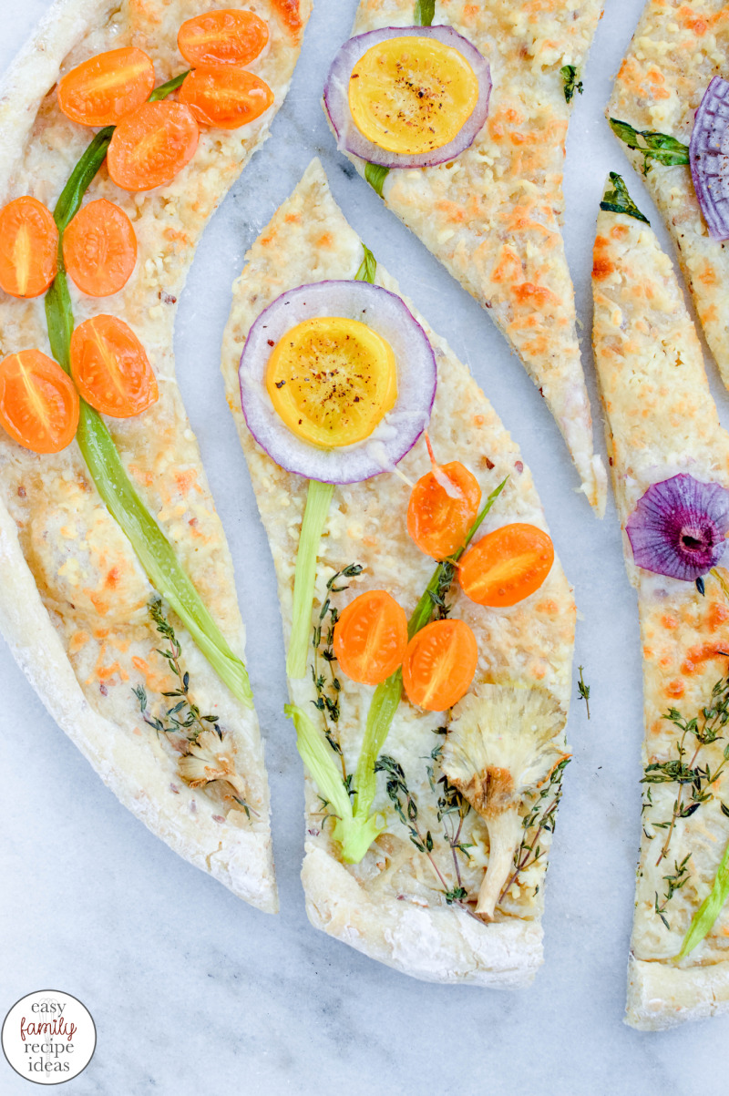 Spring Vegetable Garden Pizza Recipe - PinkWhen