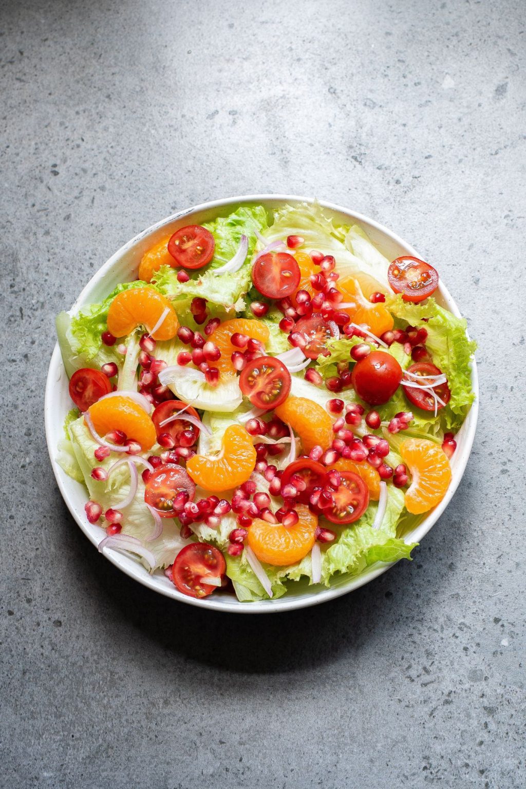 Mandarin Orange Salad (with Chicken) - PinkWhen