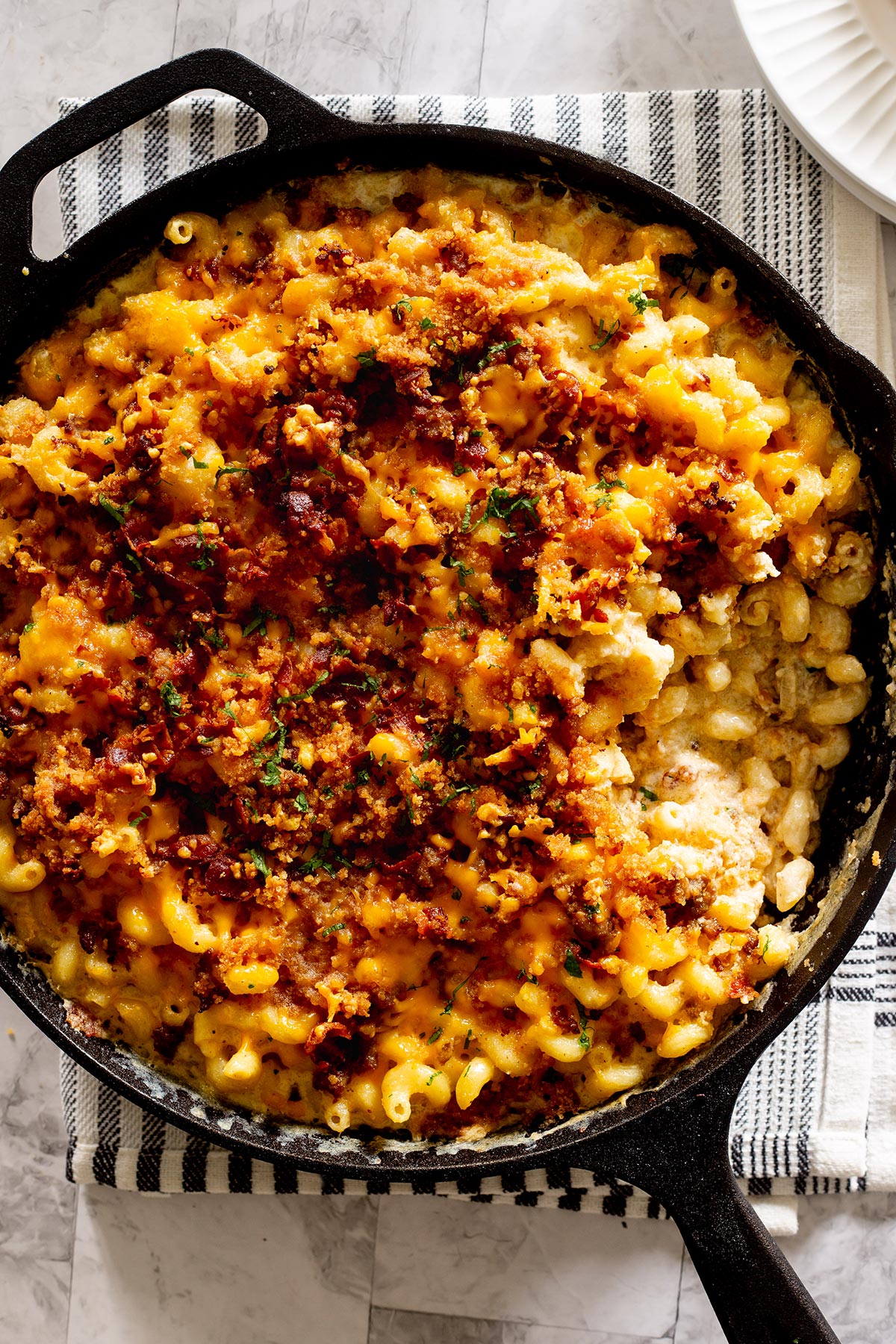 Loaded Mac and Cheese Recipe - PinkWhen
