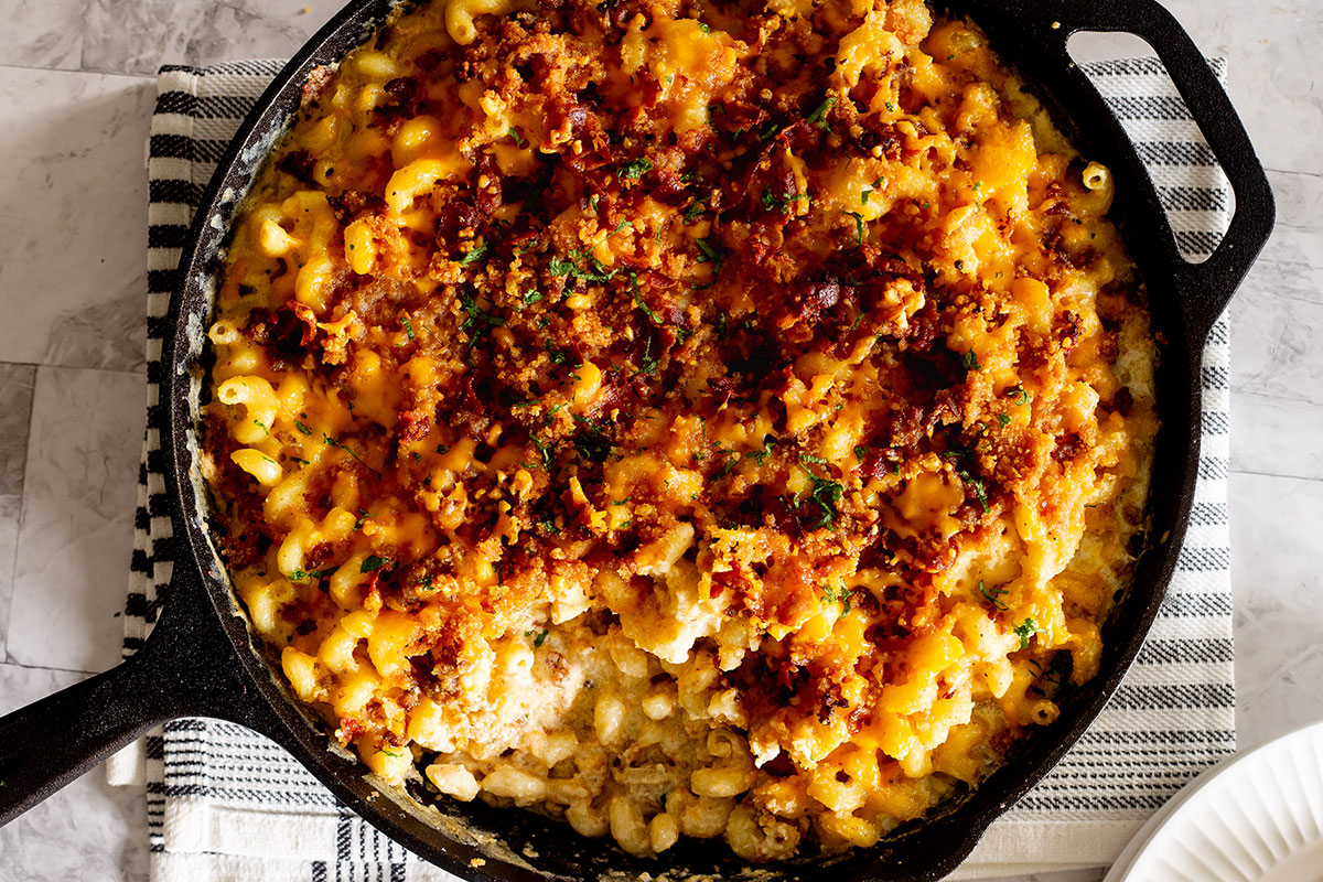 Loaded Mac and Cheese Recipe - PinkWhen